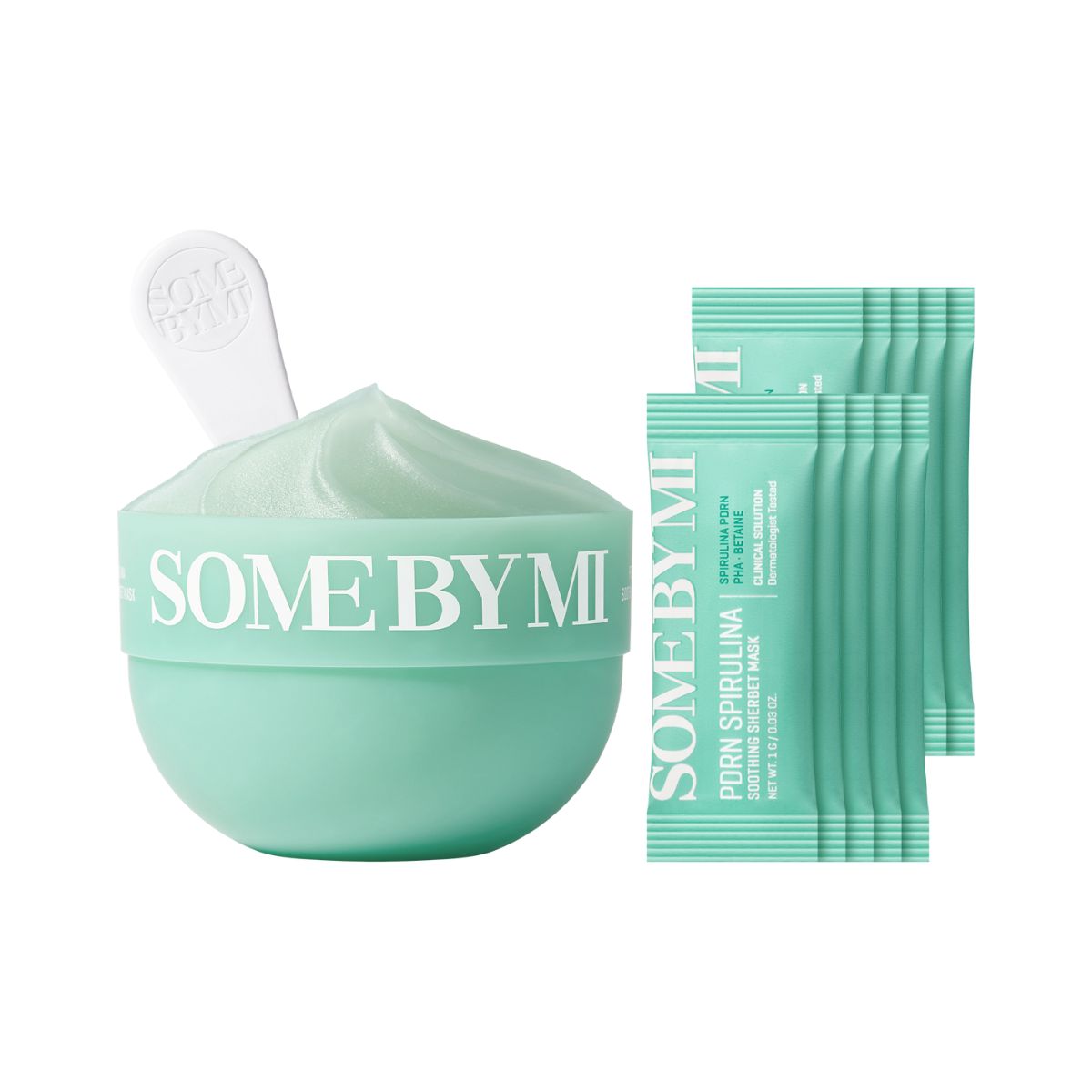 Mascarilla Some By Mi Spirulina PDRN Soothing Sherbet Mask 100ml ...