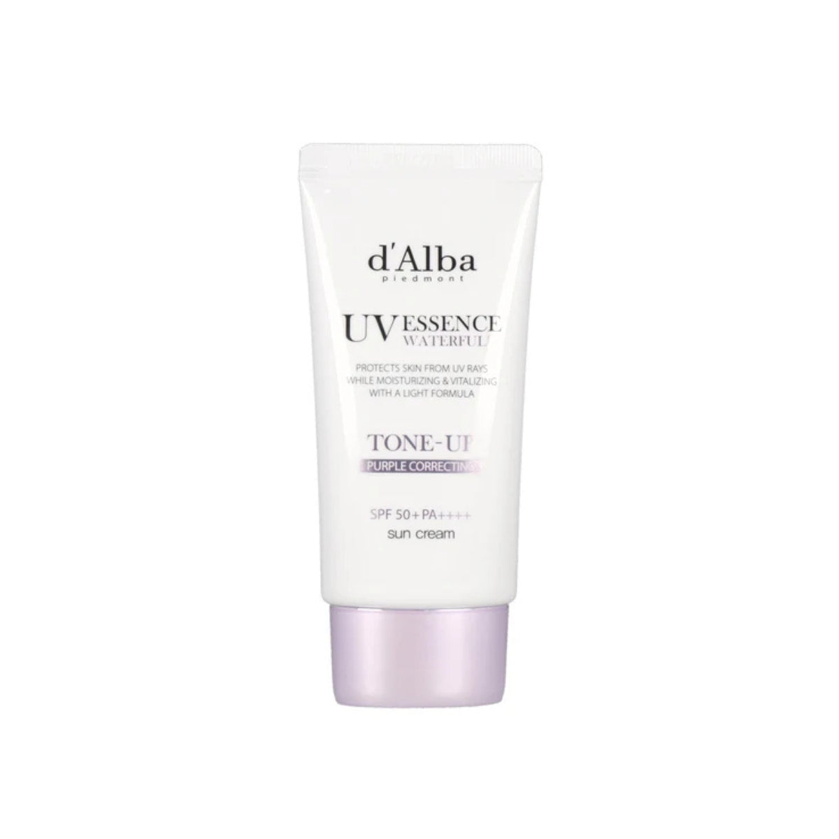 Protección Solar d'Alba Piedmont Waterfull Tone-Up Cream (Morada) 50 m ...
